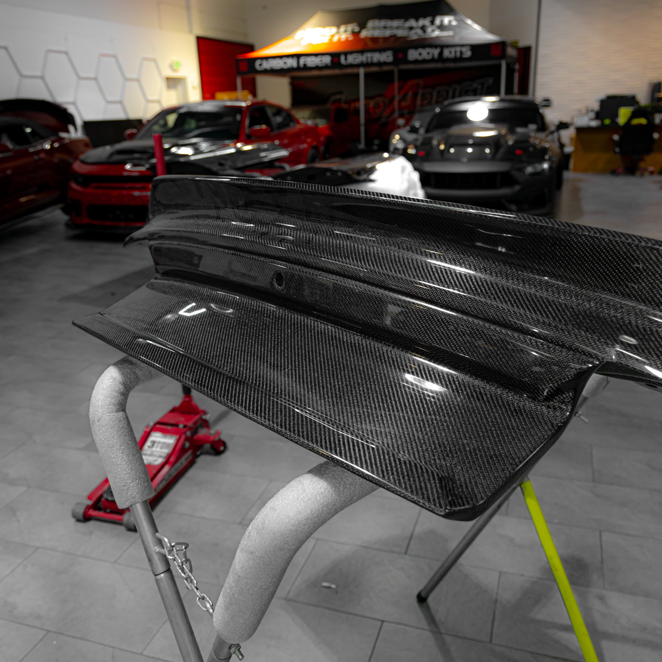 2015-2020 Mustang Double Sided Carbon Fiber Type-ST Decklid