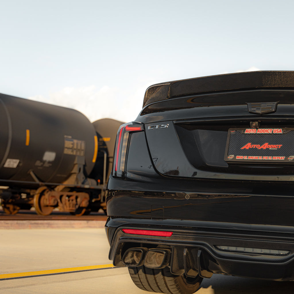 Pre-Order 2022-2024 Cadillac CT5-V Gloss Carbon Fiber Rear Diffuser